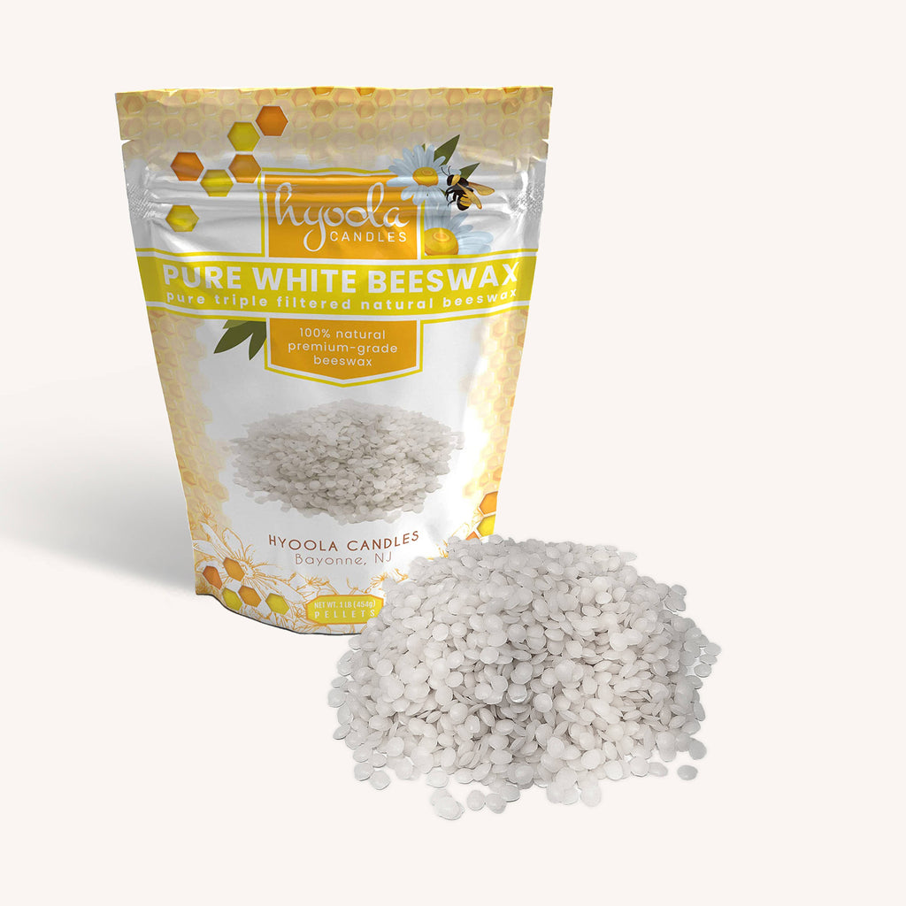White Beeswax Pellets - 1 Pound